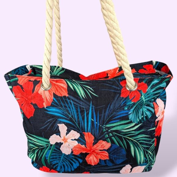 Bags | Waterresistant Zipped Beach Bag | Poshmark